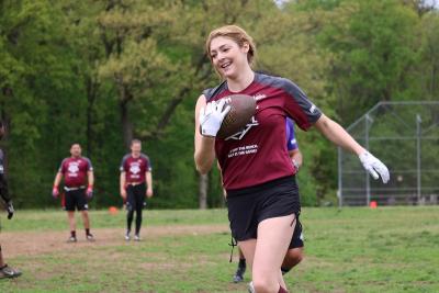 Alumna Stands for Women's Equality, On and Off Football Field
